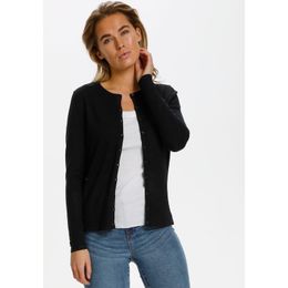 Saint Tropez Damen Strickjacke &raquo;A8661, MilaSZ R-Neck Cardigan&laquo; Viskosemischung, Classic fit schwarz XS