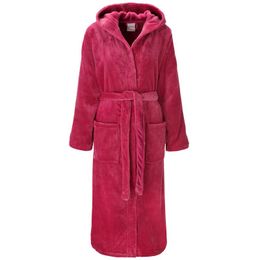 OTTO home Unisex-Bademantel &raquo;Miia, ideal f&uuml;r Sauna, Spa & im Urlaub&laquo; 1 Stk. weich und kuschelig, pl&uuml;sch, f&uuml;r Damen und Herren, S-XL Microfaser L L: 