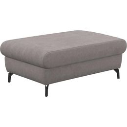 COTTA Polsterhocker &raquo;Kitty, B: 100 cm&laquo; individuell zu kombinieren grau 100% Polyester B/H/T: 100cm x 45cm x 65cm, Struktur fein