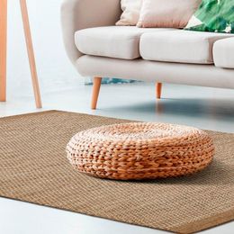 LUXOR living Wollteppich &raquo;Visby&laquo; rechteckig 8 mm H&ouml;he Handweb Teppich, Flachgewebe, handgewebt, reine Wolle grau Baumwolle, Wolle B : 65cm 1 Stk., 8mm