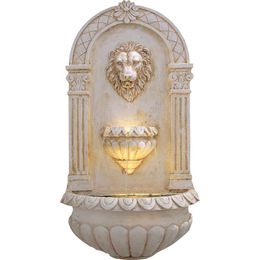 Ubbink Gartenbrunnen &raquo;AcquaArte ASSORO&laquo; Komplettset mit LED wei&szlig; Polyresin