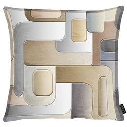 Apelt Dekokissen &raquo;Lionel&laquo; grau Polyester B/L: 46cm x 46cm, 1 Stk.