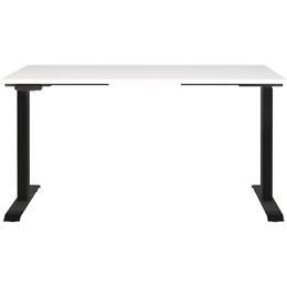 Germania Schreibtisch &raquo;Jet&laquo; moderne Farbvariationen, Breite 120/140/160/180 cm, Made in Germany schwarz-wei&szlig; B/H/T: 140cm x 72cm x 80cm, Gestellfarbe 