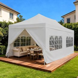 Konifera Faltpavillon &raquo;Valencia Pro&laquo; Festival & Partyzelt, einfacher Auf & Abbau BxTxH: 3x6x3,3m B/H/T: 292cm x 322cm x 580cm