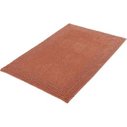 Kleine Wolke Badematte &raquo;Cotone, Badvorleger, Badezimmer Teppich&laquo; H&ouml;he 17 mm beidseitig nutzbar fu&szlig;bodenheizungsgeeignet Badteppich, Uni Farben, reine Baumwolle, 