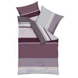 Kaeppel Bettw&auml;sche &raquo;Imperial&laquo; 2 Stk. rot Mako-Satin, Obermaterial: 100% Baumwolle B/L: 155cm x 220cm, 1 Stk., 1 Stk., Mako-Satin, B/L: 80cm x 80cm, 2 Stk.