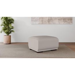 OTTO home Polsterhocker &raquo;BORNHOLM, kleiner Hocker passend zur Serie, Ma&szlig;e B/T/H: 61/72/46 cm&laquo; mit Wellenfederung, in hochwertiger Verarbeitung beige 