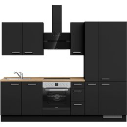 Nobilia K&uuml;chenzeile &raquo;"Touch II", NEU: individuell anpassbar mit gratis Profi-Beratung&laquo; vormontiert, Breite 270 cm, Ausrichtung w&auml;hlbar, wahlw. mit E-