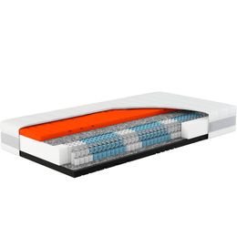 Hn8 Taschenfederkernmatratze &raquo;Sleep Balance TFK, Wendematratze mit 2 H&auml;rtegraden&laquo; 24 cm hoch Raumgewicht: 40 kg/m&sup3; 500 Federn 1-tlg., 1 Stk. tlg. in 90 x 