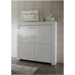 Home Affaire Highboard &raquo;Amalfi&laquo; Breite 120 cm wei&szlig; Einheitsgr&ouml;&szlig;e