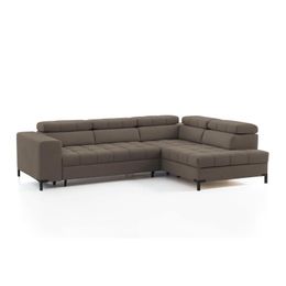 exxpo - sofa fashion Ecksofa &raquo;Bocco, hochwertige Verarbeitung, toller Sitzkomfort, bequem, L-Form&laquo; wahlweise mit Bettfunktion u. Bettkasten, inkl. 