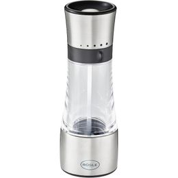 R&ouml;sle R&Ouml;SLE Gew&uuml;rzm&uuml;hle verstellbare Mahlstufen, einfaches Nachf&uuml;llen, Edelstahl 18/10 silber Einheitsgr&ouml;&szlig;e