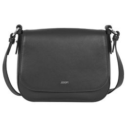 JOOP! Damen JOOP! Schultertasche &raquo;sofisticato 1.0 esmera shoulderbag shf&laquo; aus Rindsleder, mit verstellbarem Schulterriemen, Querformat schwarz B/H/T: 