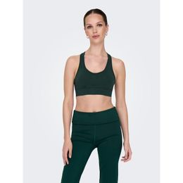 Only Play Damen Only Play Sport-BH &raquo;ONPDAISY SEAM SPORTS BRA - NOOS&laquo; nahtlose Verarbeitung gr&uuml;n S (36), N-Gr