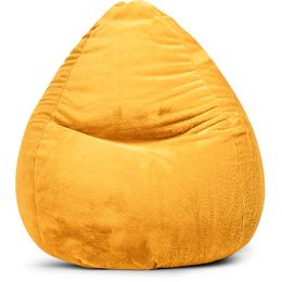 MAGMA Sitzsack &raquo;Beanbag SOFTY XXL&laquo; 1 Stk. tlg. gelb Bezug: 100% Polyester B/H/T: 130cm