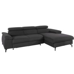 COTTA Ecksofa &raquo;Kitty L-Form, B: 242 cm&laquo; mit Kopfteilverstellung, optional Schlaffunktion & Bettkasten Microfaser (100% Polyester);Flachgewebe (100% 