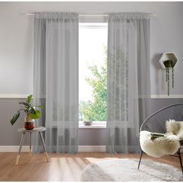 OTTO home Gardine &raquo;Ari&laquo; Multifunktionsband 1 Stk. tlg. Bestseller mit 4,5-Sterne-Bewertung grau Voile, Polyester 175cm, Multifunktionsband, 140cm