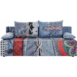 exxpo - sofa fashion Schlafsofa &raquo;Extravagantes Sofa f&uuml;r Individualisten mit Bettfunktion und Bettkasten&laquo; in au&szlig;ergew&ouml;hnlichen Bezugsvarianten, 