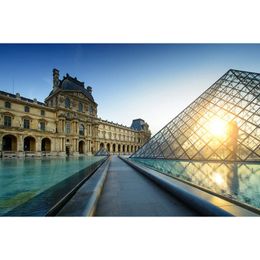 papermoon Fototapete &raquo;Paris Museum&laquo; bunt Vlies B/L: 3m x 2,23m, Bahnen: 6 Stk.