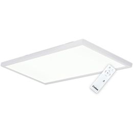 N&auml;ve n&auml;ve LED Deckenleuchte &raquo;Salta&laquo; LED-Board 1 Stk. Kaltwei&szlig; Warmwei&szlig; Deckenleuchte, dimmbar, Nachlicht- und Memoryfunktion, Fernbedienung wei&szlig; 1, H: 5cm,