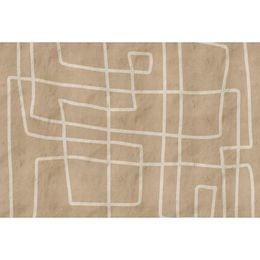 Livingwalls living walls Fototapete &raquo;Walls by Patel Serengeti&laquo; glatt Vlies, Wand beige Vlies B/L: 4m x 2,7m