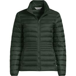 LANDS' END Ultraleichte verstaubare Daunenjacke Wanderweight in Plus-Gr&ouml;&szlig;e, Damen, size: plus, Gr&uuml;n, Nylon, by Lands' End