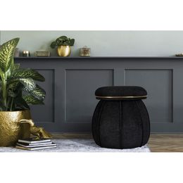 Kayoom Sitzhocker &raquo;Hocker Corin,extravagante Form,stilvolle Farben,elegant gesteppter Fu&szlig;&laquo; 1 Stk. tlg. komfortabel, hochqualitativ, pflegeleicht, sorgf&auml;ltig 