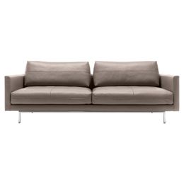 Creation BY ROLF BENZ 4-Sitzer &raquo;CR.414, Designsofa, Loungesofa&laquo; Wahlweise aus Leder oder Chenille grau B/H/T: 240cm x 91cm x 106cm, Leder OSKAR