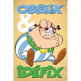 LuckyLinde Leinwandbild &raquo;Obelix und Idefix II&laquo; Fantasy Figuren Film Filmfiguren 1 Stk. tlg. Canvasbild Wanddeko Bild zum Film "Kampf der H&auml;uptlinge" 
