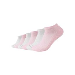 Camano Damen Kurzsocken &raquo;ca-soft&laquo; 6 Paar tlg. mit verst&auml;rktem Zehenbereich rosa 35-38