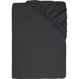 Dyckhoff Spannbettlaken &raquo;Uni&laquo; Angenehm weich, besonders flexibel, bis 25cm Matratzenh&ouml;he Jersey, Obermaterial: 95% Baumwolle, 5% Elasthan B/L: 90cm x 200cm, 1 