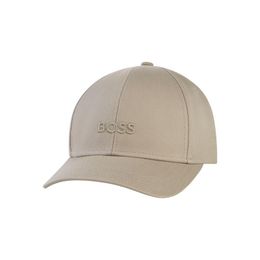BOSS Damen BOSS Baseball Cap &raquo;Zed&laquo; mit Logostickerei, Unisex beige Einheitsgr&ouml;&szlig;e
