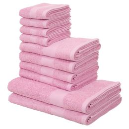 OTTO home Handtuch Set &raquo;Melli, 2 Duscht&uuml;cher 70x140, 4 Handt&uuml;cher 50x100, 4 G&auml;stet&uuml;cher 30x50&laquo; Set Walkfrottee Handtuchset in dezenten Farben mit 