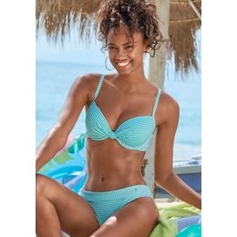 s.Oliver B&uuml;gel-Bikini, Blau, Gr. 38B, Damen, B&uuml;gel-Bikinis, Material: Polyamid, Elasthan