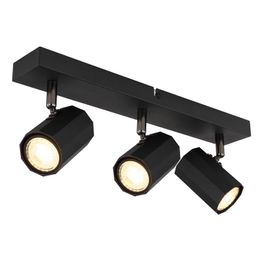 Globo LIGHTING Deckenstrahler &raquo;JAMES&laquo; GU10 1 Stk. Deckenspot/Wohnzimmer/Flur/Schlafzimmer &Oslash; 6cm H: 14,5cm, 1 Stk.