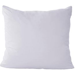 Primera Kissenbezug &raquo; Mako-Feinjersey Kissenbezug im Doppelpack&laquo; In vielen Uni-T&ouml;nen grau Feinjersey, Obermaterial: 100% Baumwolle B/L: 80cm x 80cm, 2 Stk., 