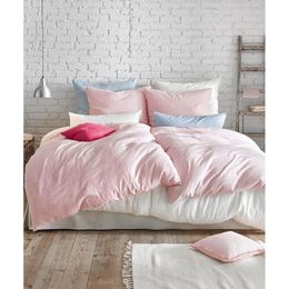Fleuresse Bettw&auml;sche &raquo;Provence in Gr. 135x200, 155x220 oder 200x200 cm&laquo; 3 Stk. Halbleinen, 50% Baumwolle, 50% Leinen, Gr. 135x200, 155x220, 200x200cm 