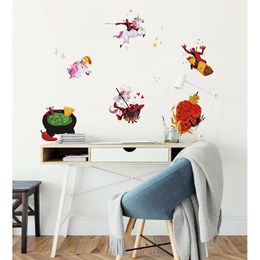 Komar Wandtattoo &raquo;Marvel Deadpool Food&laquo; 50 x 70 cm (Breite x H&ouml;he) - Kinderzimmer, Wandsticker bunt Folie Disney