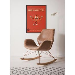 Komar Wandbild &raquo;Loki Miss Minutes&laquo; Disney Set, 1 Stk. tlg. 40 x 50 cm (Breite x H&ouml;he) - Kinderzimmer, Dekoration rot Vlies Disney, 1 Stk.