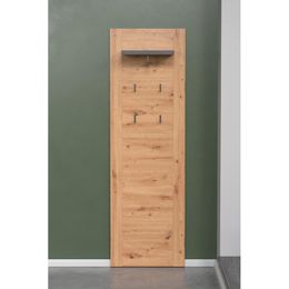 Home Affaire Garderobenpaneel &raquo;Ambres&laquo; Garderobenpaneel mit Ablage & Haken - (B/T/H) 62/26/199 cm Holzwerkstoff B/H/T: 62cm x 199cm x 26cm