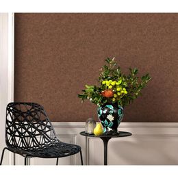 Fashion for walls Vliestapete &raquo;Spectrum&laquo; gl&auml;nzend gepr&auml;gt Phthalate frei braun Holzwerkstoff, Vlies B/L: 0,53m x 10,05m, Rollen: 1