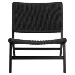 ACTONA GROUP Loungesessel &raquo;Carson&laquo; Eiche, minimalistischer Stil, erh&auml;ltlich in zwei Farben schwarz B/H/T: 64cm x 72cm x 79cm