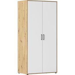 Rauch Kleiderschrank &raquo;VOYAGER Garderobe W&auml;scheschrank Schlafzimmer&laquo; in 3 verschiedenen Ausstattungen BASIC/CLASSIC/PREMIUM, mit 2 modernen 