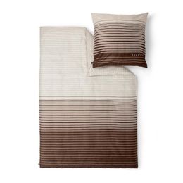Bugatti Bettw&auml;sche &raquo;Satinbettw&auml;sche Bugatti&laquo; 2 Stk. mit elegantem Farbverlauf braun Mako-Satin, Obermaterial: 100% Baumwolle B/L: 155cm x 220cm, 1 Stk