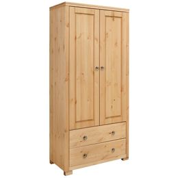 OTTO home Kleiderschrank &raquo;Gotland; W&auml;scheschrank, Mehrzweckschrank mit Schubladen, Landhausstil&laquo; B/H/T ca: 80cmx178cmx40cm, massive Kiefer, FSC 