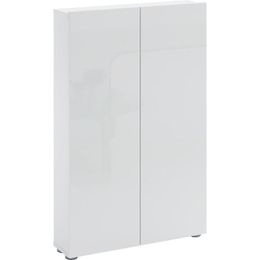 Home Affaire Schuhschrank &raquo;Tozzi&laquo; wei&szlig; FSC -zertifizierter Holzwerkstoff wei&szlig;, B/H/T: 73,4cm x 115cm x 18,6cm, T&uuml;ren: 2 Stk.