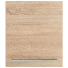KOCHSTATION H&auml;ngeschrank &raquo;KS-Trient&laquo; 50 cm breit braun wei&szlig;, B/H/T: 50cm x 57cm x 34cm, T&uuml;ren: 1 Stk.