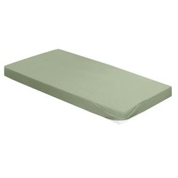 Irisette Spannbettlaken &raquo;Vesuv 12&laquo; mit Rundumgummizug gr&uuml;n Jersey, Obermaterial: 100% Baumwolle B/L: 200cm, 1 Stk., Jersey, 140-160x200 25cm