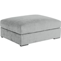 Home Affaire Polsterhocker &raquo;Casa XL, B: 101 cm&laquo; Mega-Hocker, in Cord oder Chenille-Struktur, Federkern grau 100% Polyester B/H/T: 101cm x 52cm x 97cm,