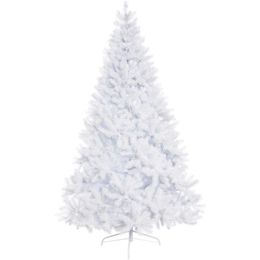 Creativ deco K&uuml;nstlicher Weihnachtsbaum &raquo;Weihnachtsdeko, k&uuml;nstlicher Christbaum, Tannenbaum&laquo; wei&szlig; Kunststoff H: 180cm bis